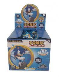 SCATOLA BOX DA 16 BUSTINE SONIC 3D FIGURINE COLLECTION SERIE 1