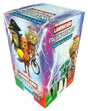 SCATOLA BOX DA 24 BUSTINE LAMINCARD ITALIAN BRAINROT MULTIVERSE 2025 ...