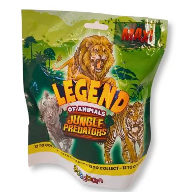 UNA BUSTINA LEGEND OF ANIMALS JUNGLE PREDATORS SBABAM
